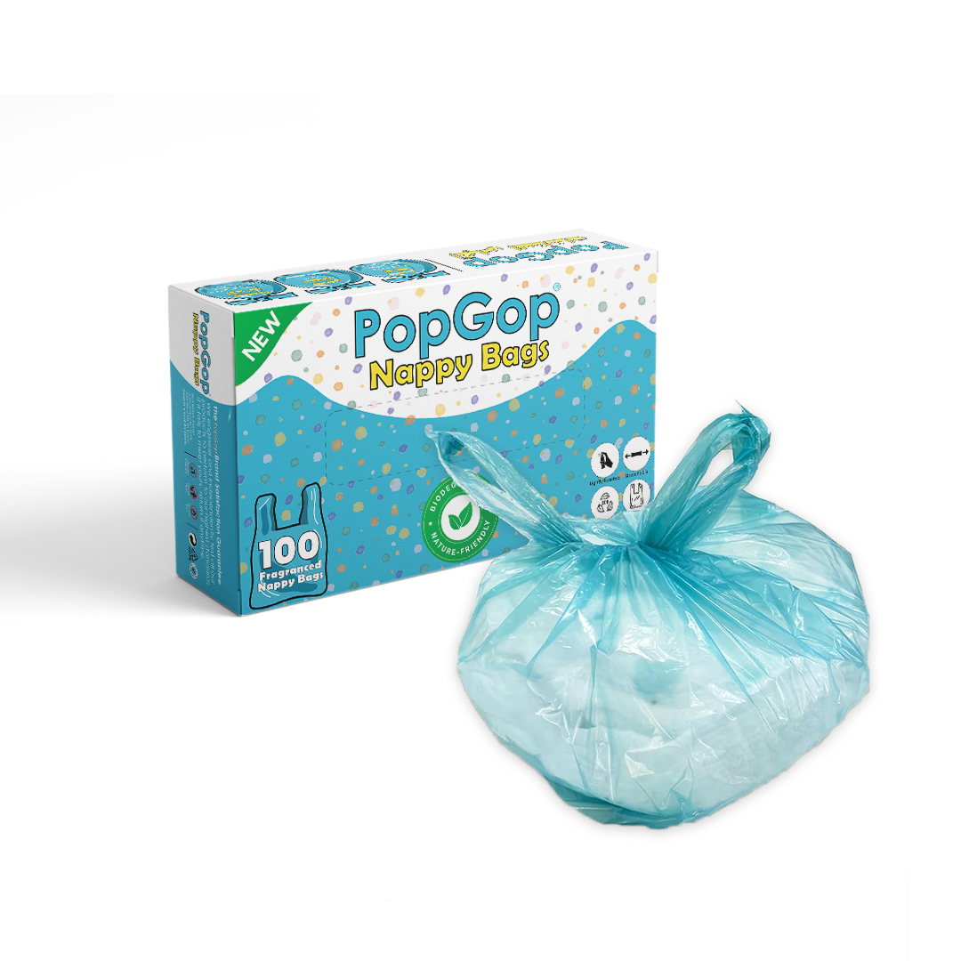 PopGop® Biodegradable Nappy Bags (100 Pcs) – PopGop.pk